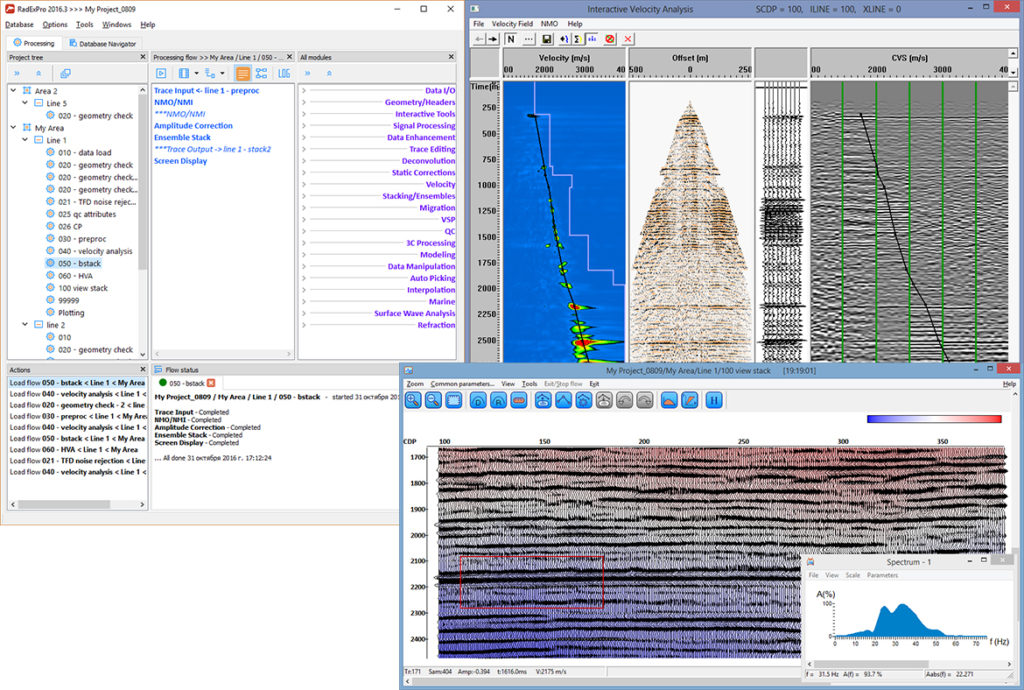 Real–Time Land Seismic QC and In–Field Processing | RadExPro