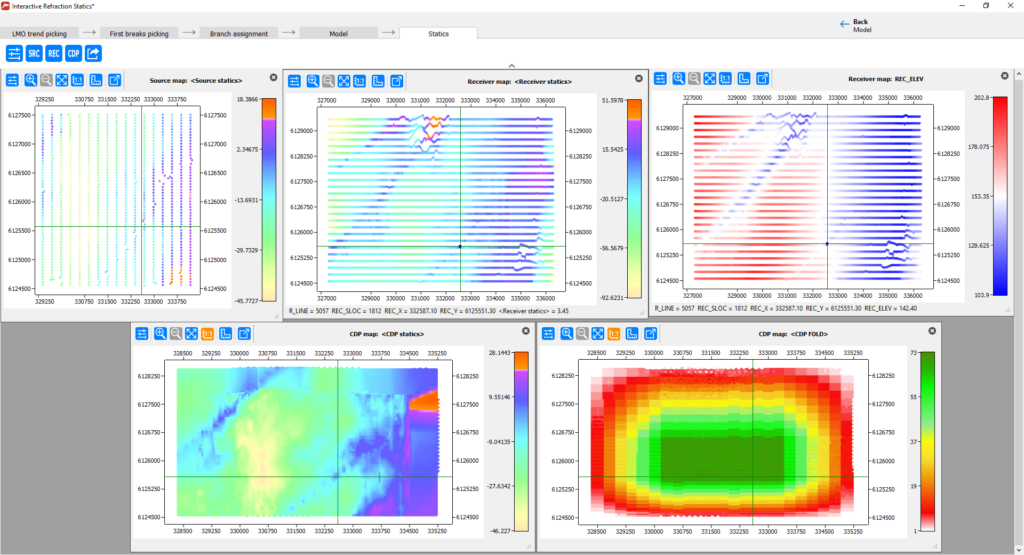 Interactive Refraction Statics | RadExPro
